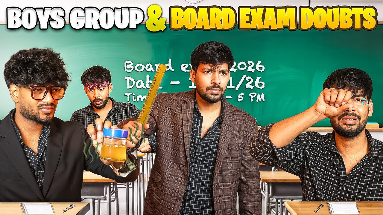 BOYS GROUP & BOARD EXAM DOUBTS 📚| VR Vines - YouTube