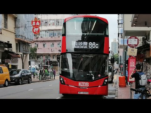 [紅色巴士]HongKong Volvo B8L (Wright Gemini) 3 KMB V6B144 WT5092 @86C北河街 ...