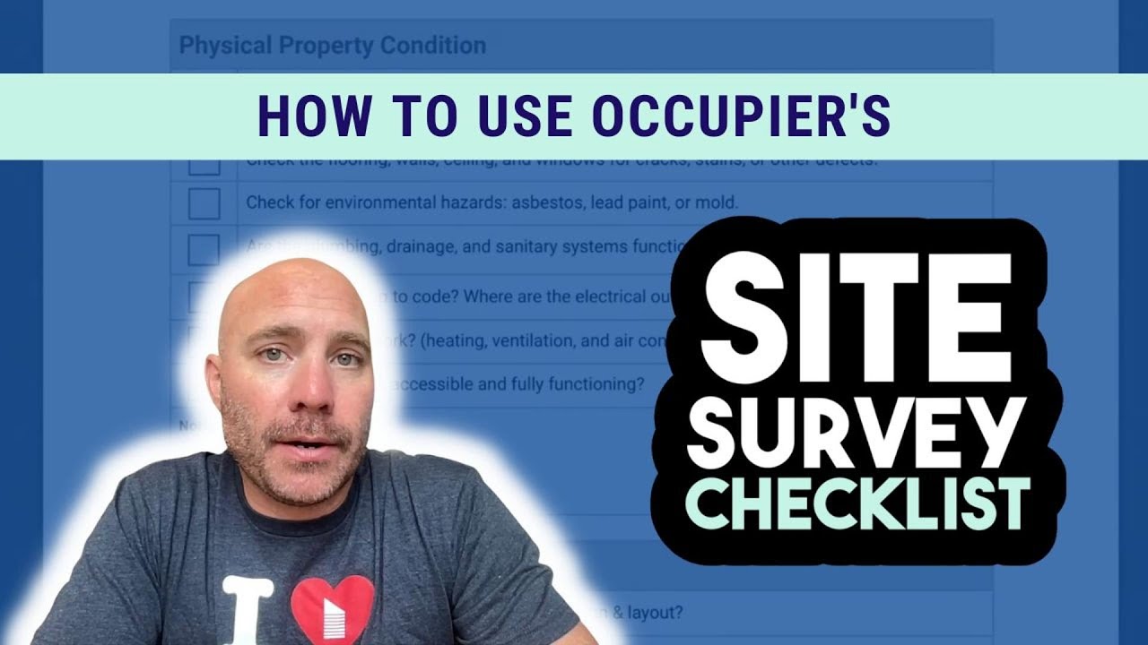 Commercial Site Survey Checklist - PDF Download - YouTube