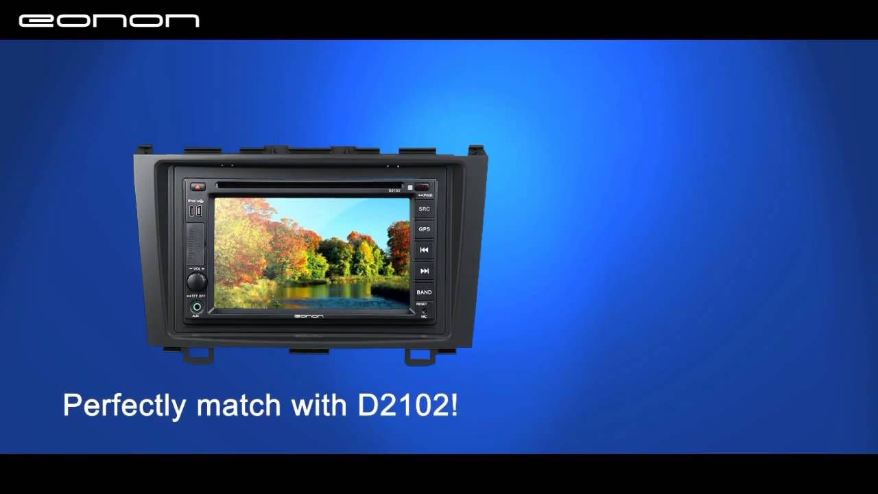 Eonon Specific Kits & harness pair with D2102 2 Din Car DVD - YouTube