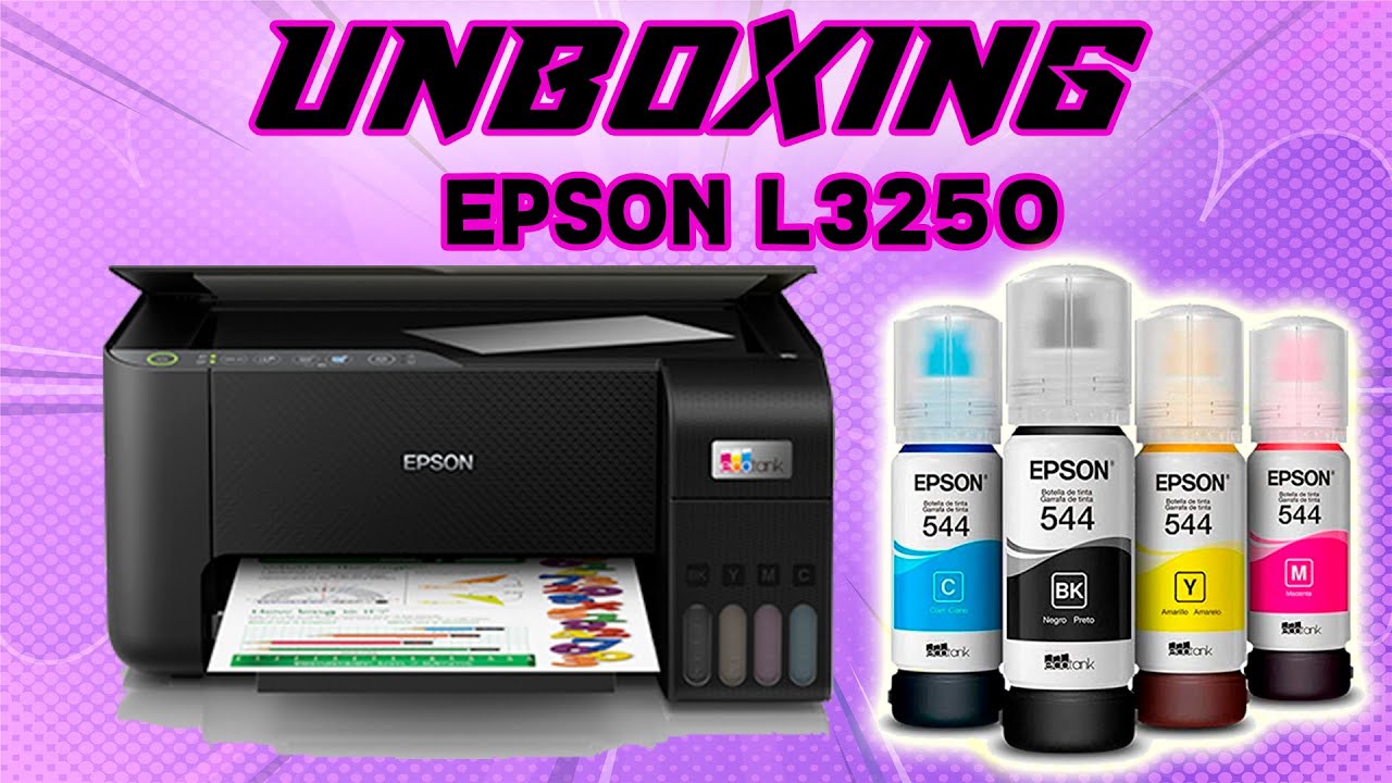 UNBOXING EPSON ECOTANK L3250 / CARACTERISTICAS L3250 / QUE INCLUYE LA ...