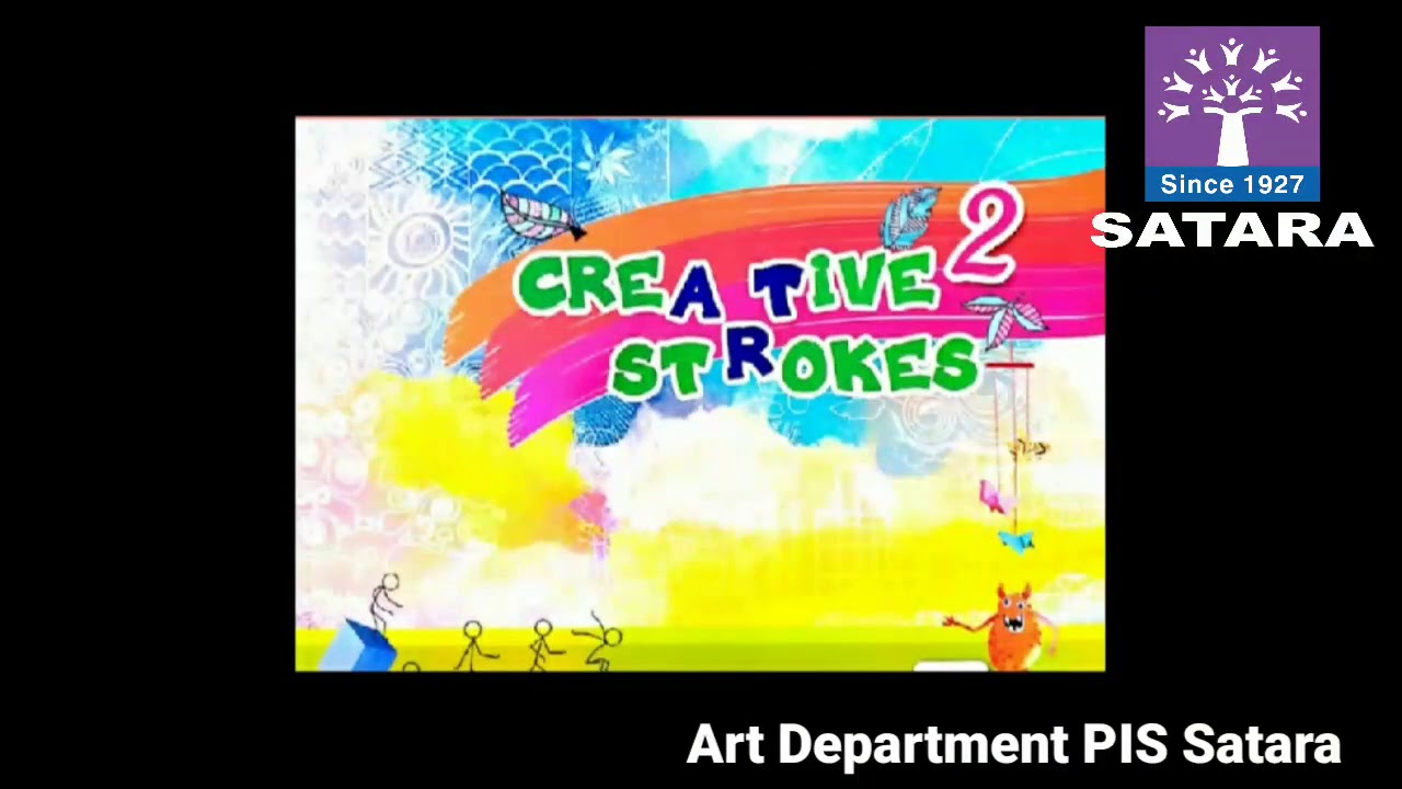 Art | Stick figures with shapes STD- II | PIS Satara - YouTube