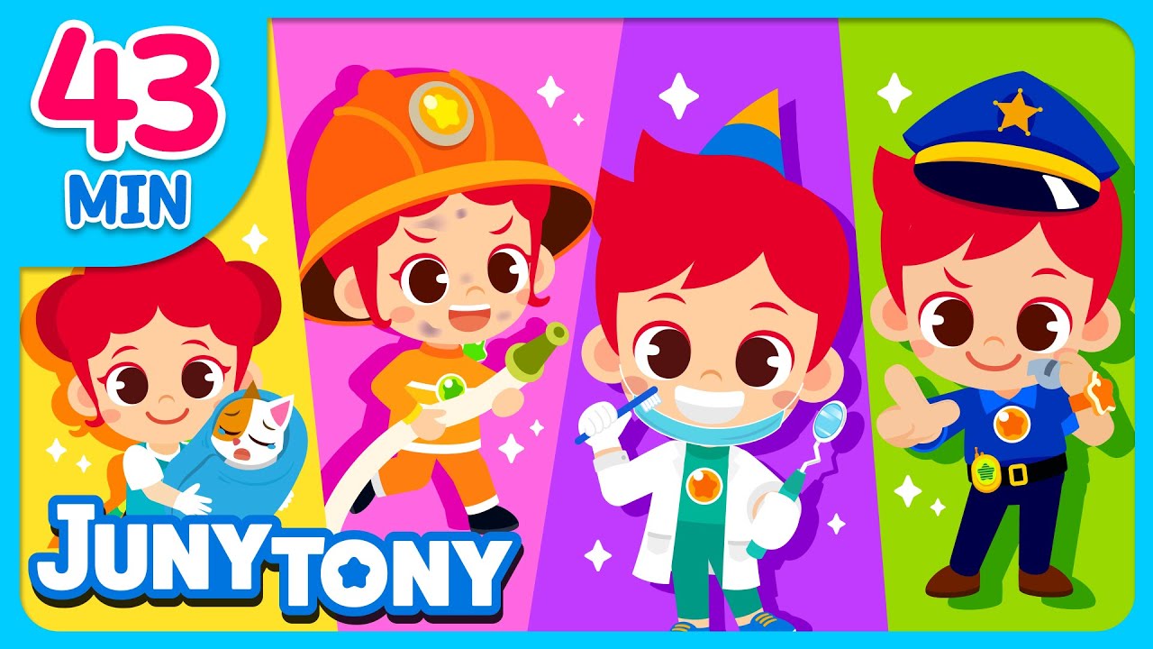 Trabalhos & Profissões | Compilação | Música Infantil | JunyTony em ...