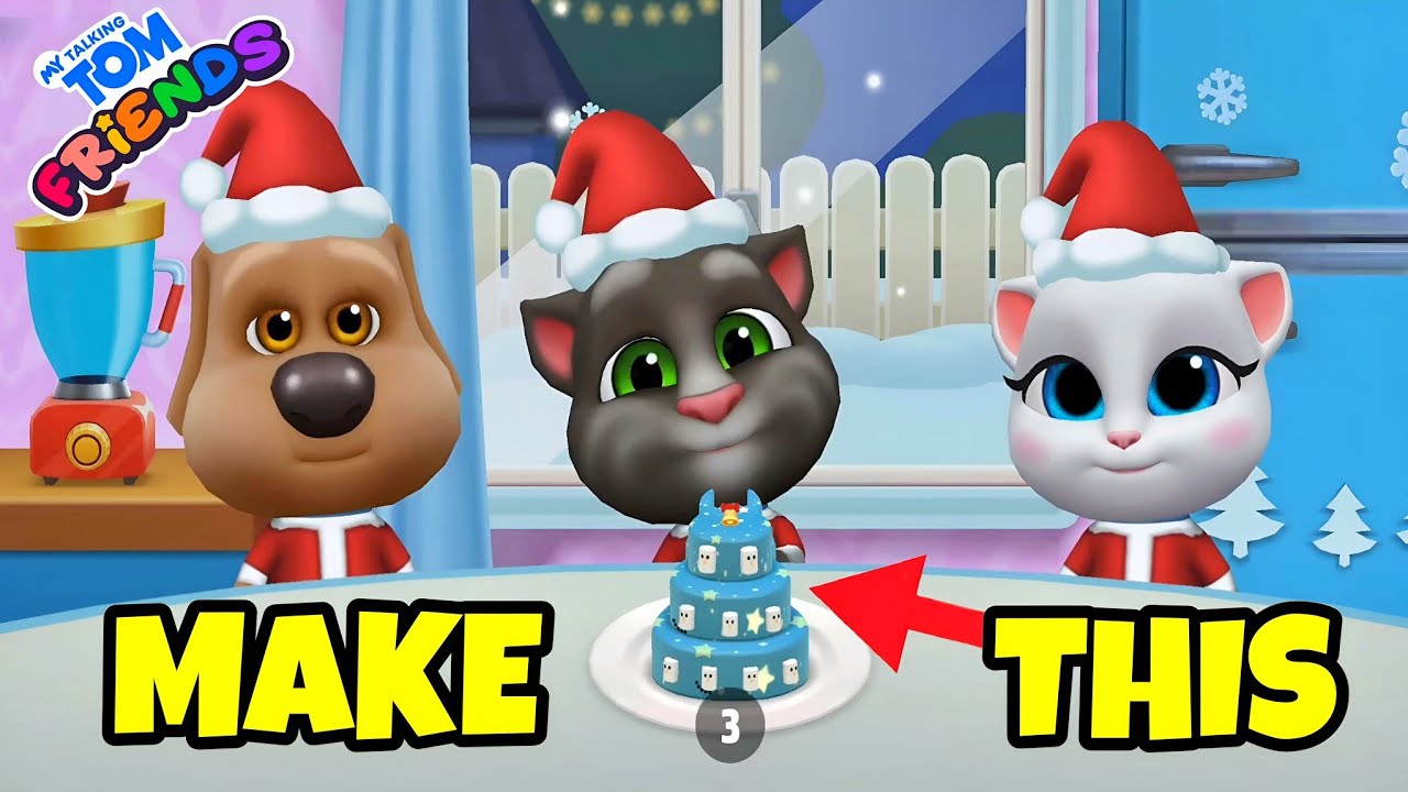 How To Make Holiday Special Cakes in My Talking Tom Friends? - YouTube