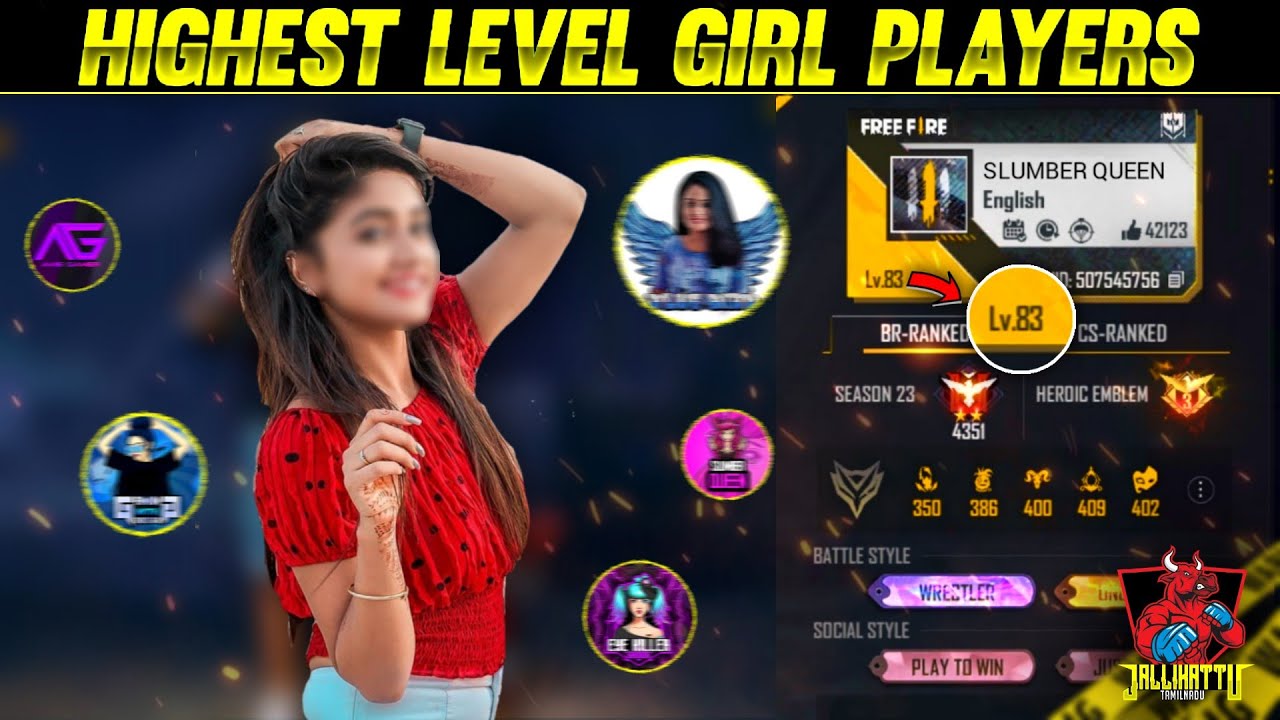 #TN TOP-10 HIGH LEVEL GIRLS PLAYER'S REVEAL 👩‍🦰👩👩‍🦱👧👱‍♀️👱 - YouTube