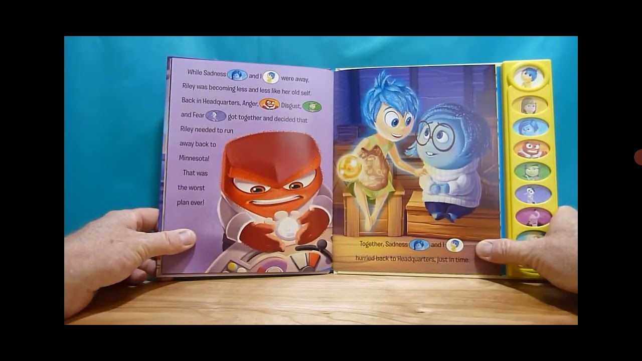 Disney pixar inside out book play sound!(2) - YouTube
