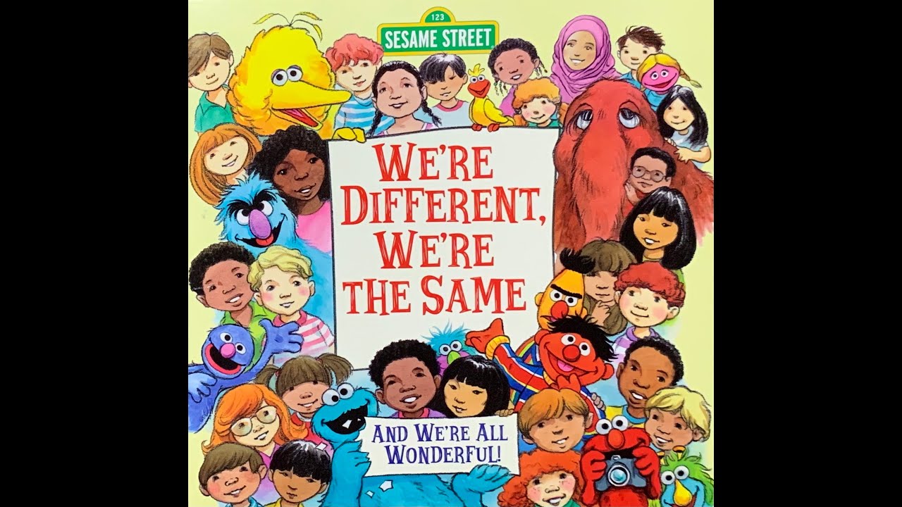 We're Different, We're The Same ️💙💜💚 Kids Book Read Aloud 📚 - YouTube