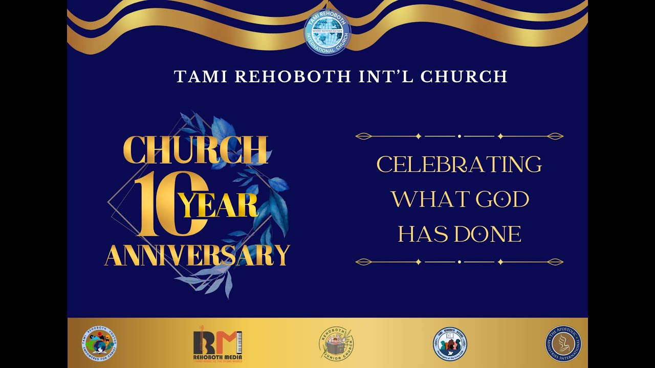 10TH ANNIVERSARY PROGRAM PART-3 //28 JUNE 2024 // TAMI Rehoboth ...