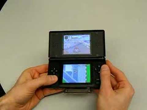 Mario Kart DS controlled by DS Motion Pak with Action Replay - YouTube