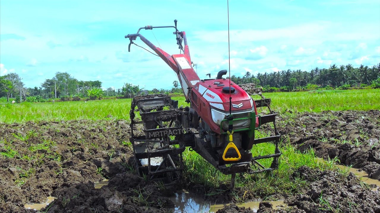Quick G1000 Tractor With With YANMAR Diesel Turning The Dirt Farm Over ...