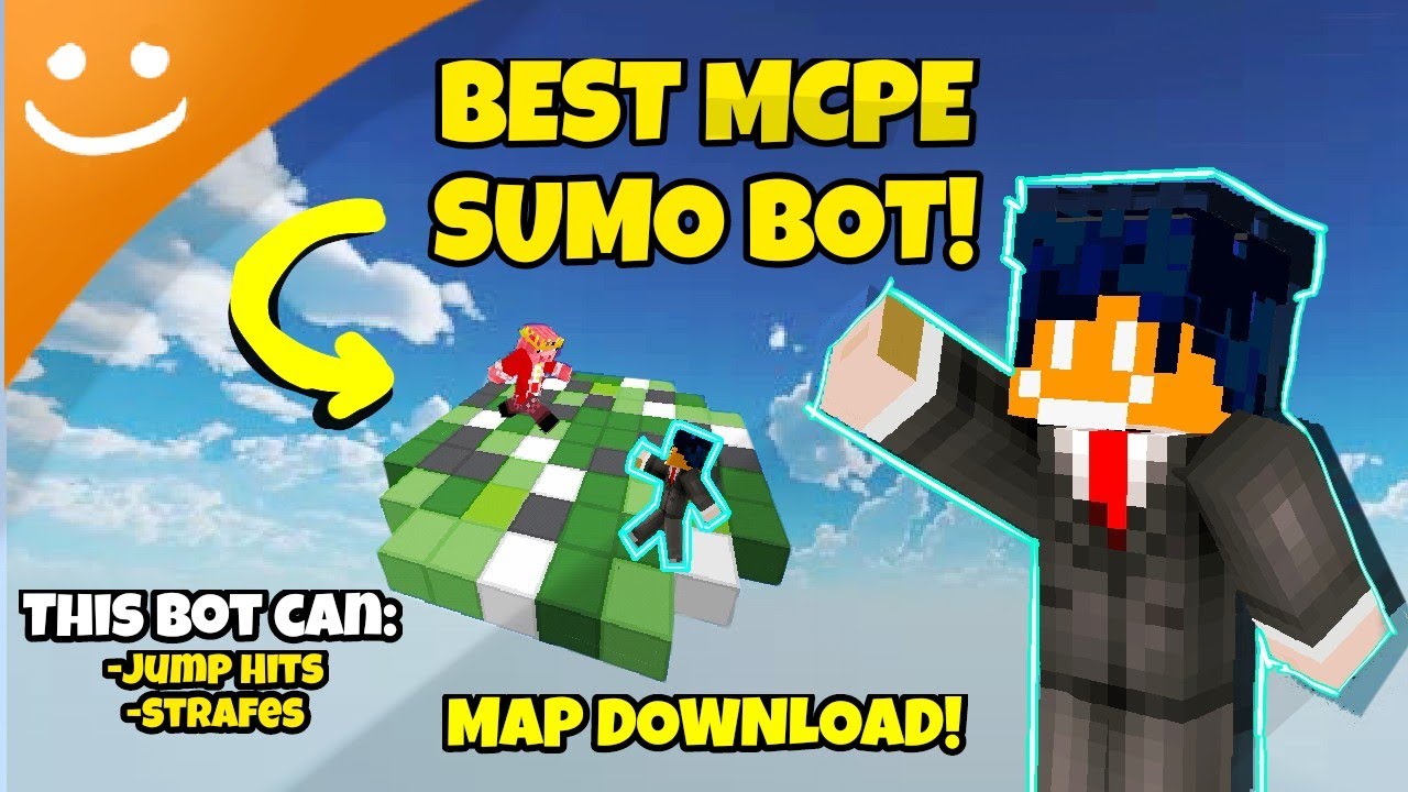 [TRAILER] MCPE REALISTIC SUMO BOT!! BEST PVP PRACTICE MAP #mcpe #minecraft - YouTube