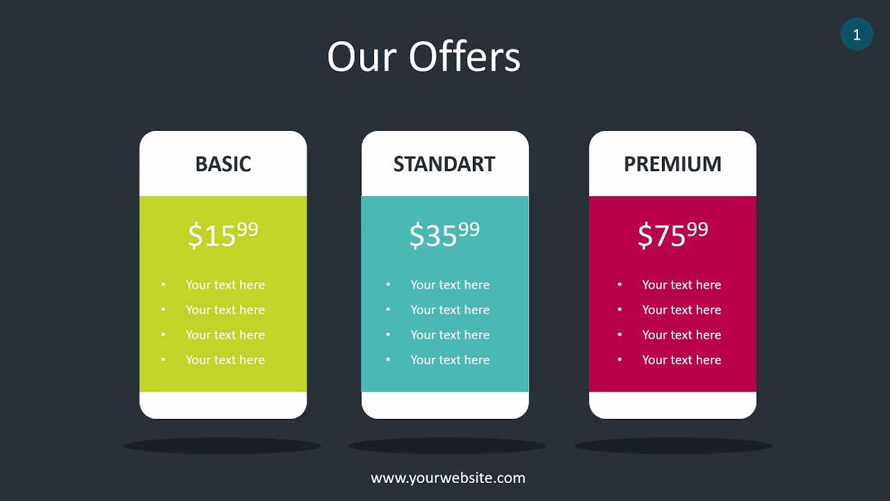 Our Offers Infographic - Animated PowerPoint Template - YouTube