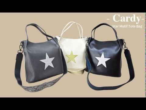 Cardy-カーディ- 】TRYA'DのBAG紹介♡A4トートバッグ/星柄/スター/パイソン/バッグの中身/What's in my bag ...