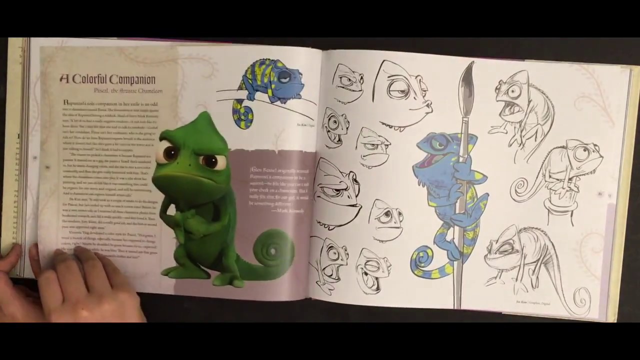 The Art of Tangled (Disney) - Quick Flip Through Preview Artbook - YouTube
