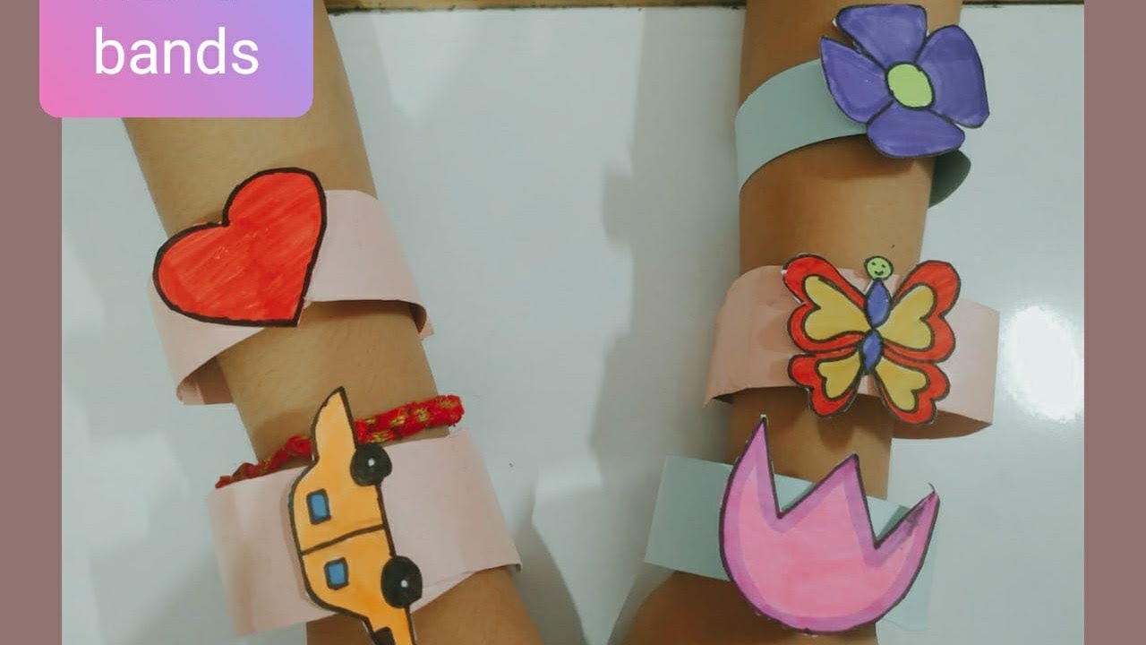 easy friendship day band kaise banaye@paper craft - YouTube