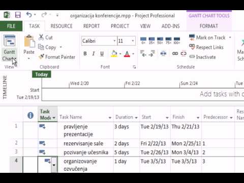 MS Project primer - YouTube