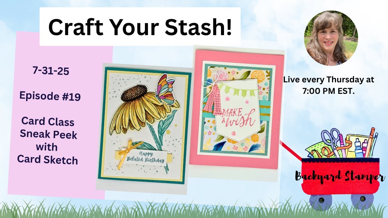 Craft Your Stash! - Episode #19 - Card Class Sneak Peek - YouTube