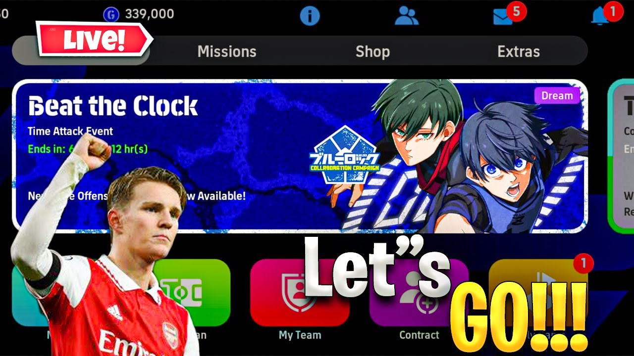 🛑LIVE E Football | New Update on BLUE LOCK Event - YouTube