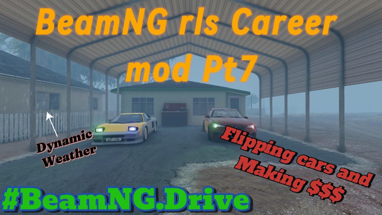 Flipping Joe's Junk in Dynamic Weather|BeamNG rls Career mod pt7 - YouTube