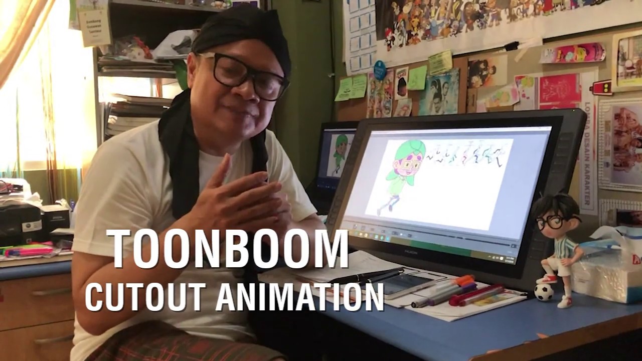 Toonboom cutout animation | 2D animation tutorial - YouTube