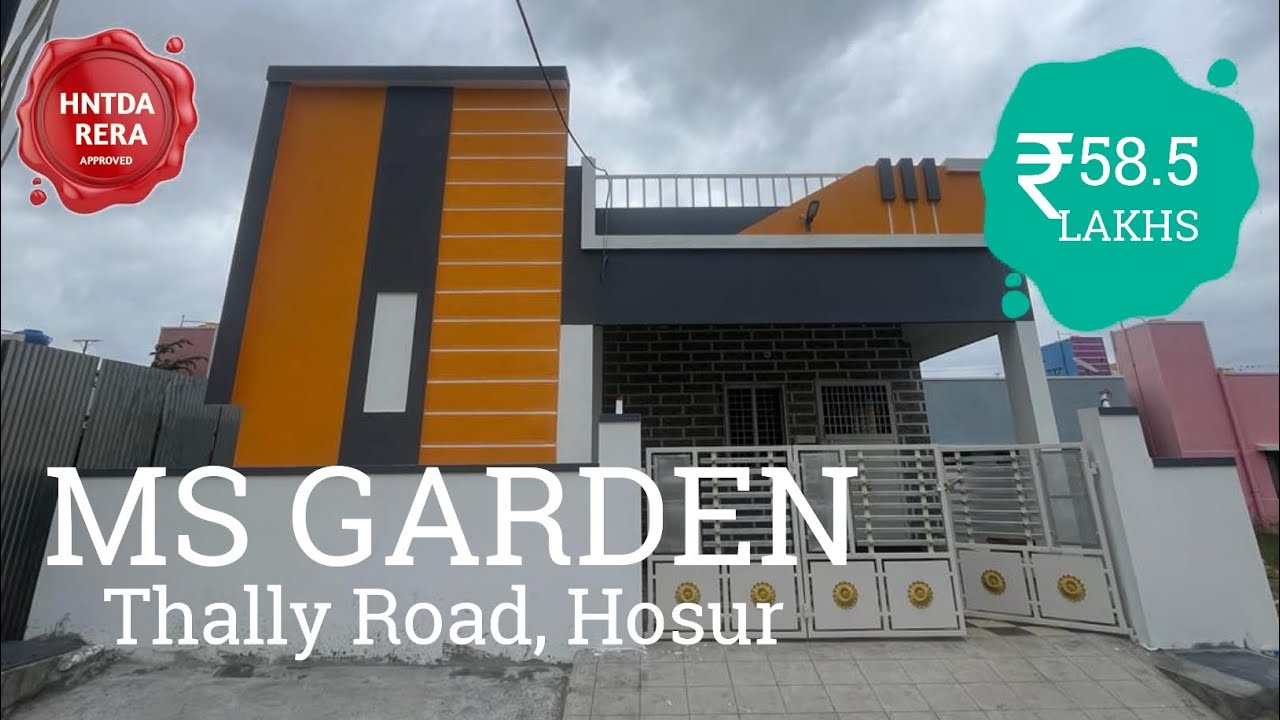 2 Bhk Residential Villa Ms Garden luxury villas in Hosur Thally Road@MBSPropertiesDevelopers ...