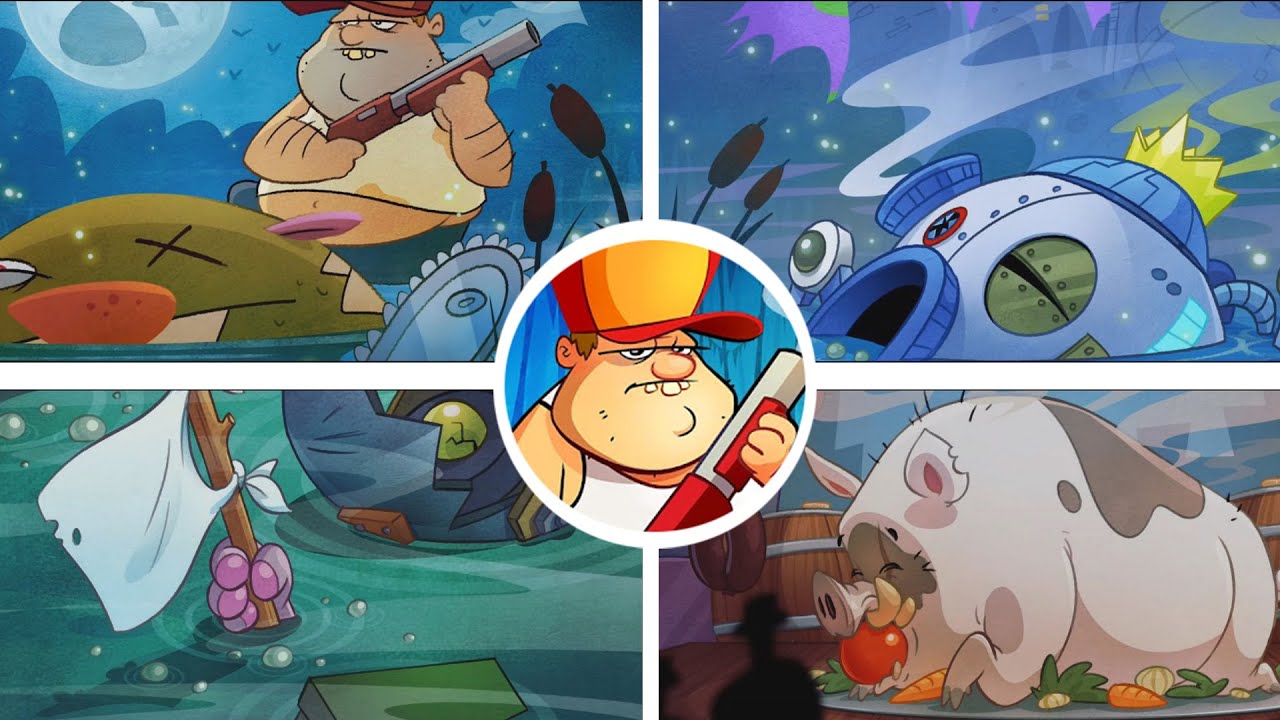 Swamp Attack All Bosses (Chainsaw Massacre,Mosquito Queen,Swamp Monster ...