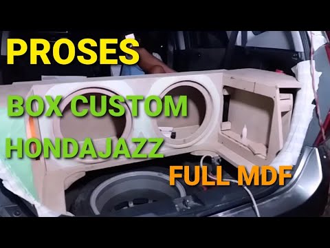 Proses box custom audio mobil simple part 1 - YouTube