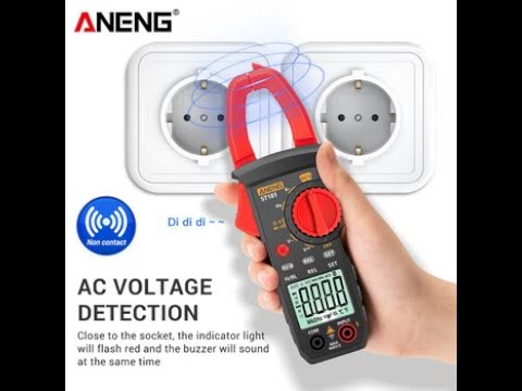 ANENG ST181 Digital Clamp Meter DC/AC Current 4000 Counts Multimeter ...
