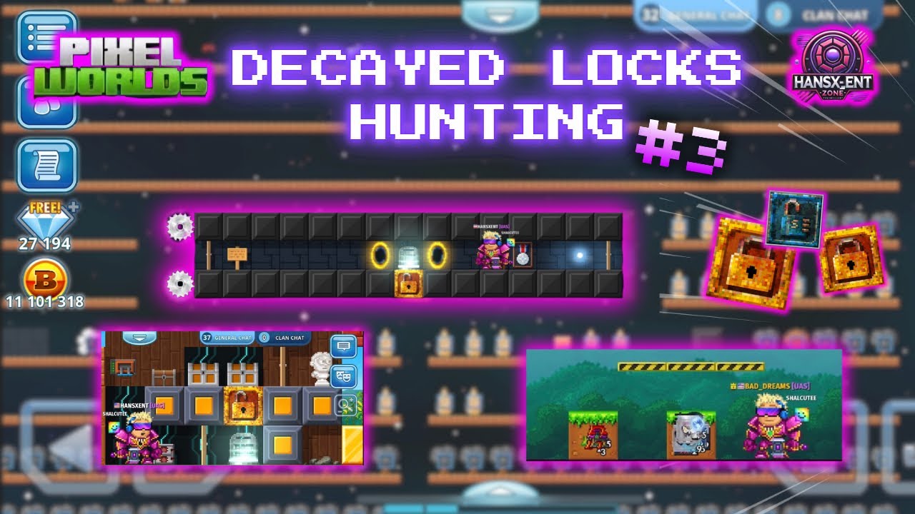 𝗘𝗽𝗶𝗰 𝗗𝗶𝘀𝗰𝗼𝘃𝗲𝗿𝘆! 𝗗𝗲𝗰𝗮𝘆𝗲𝗱 𝗟𝗼𝗰𝗸𝘀 𝗮𝗻𝗱 𝗘𝘅𝗽𝗲𝗻𝘀𝗶𝘃𝗲 𝗜𝘁𝗲𝗺𝘀 𝗶𝗻 𝗣𝗶𝘅𝗲𝗹 𝗪𝗼𝗿𝗹𝗱𝘀! #𝟯 ...