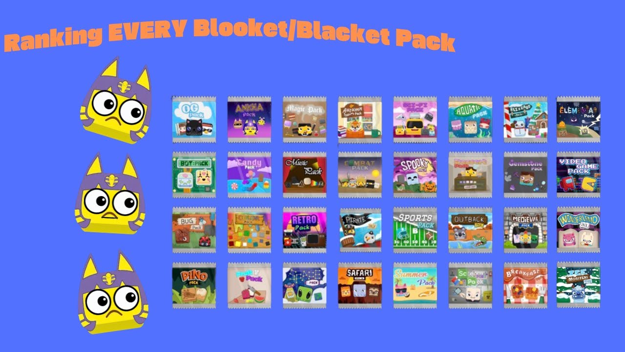 Ranking the Blacket/Blooket Packs! - YouTube