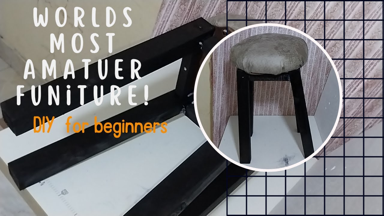 How to make a stool at home /DIY stool #homemade - YouTube