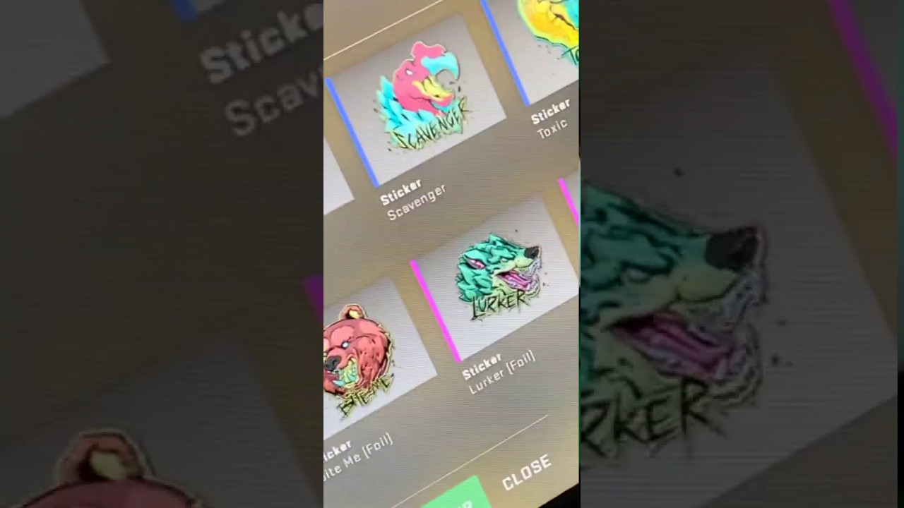 Unboxing the Feral Predators Sticker Capsule IRL Edition - YouTube