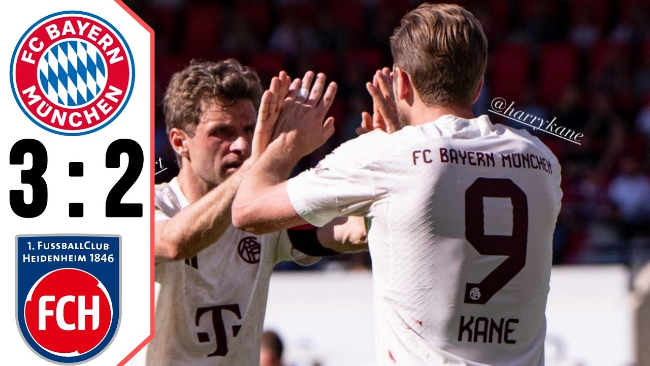 Heidenheim vs Bayern Munich (3-2) | 2024 Bundesliga | Match HIGHLIGHTS ...