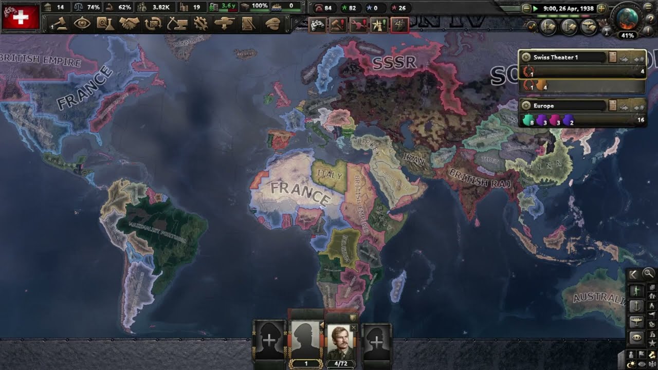 HOI4 Timelapse | Pre-WW1 Borders + Colonies in the Americas (Read ...
