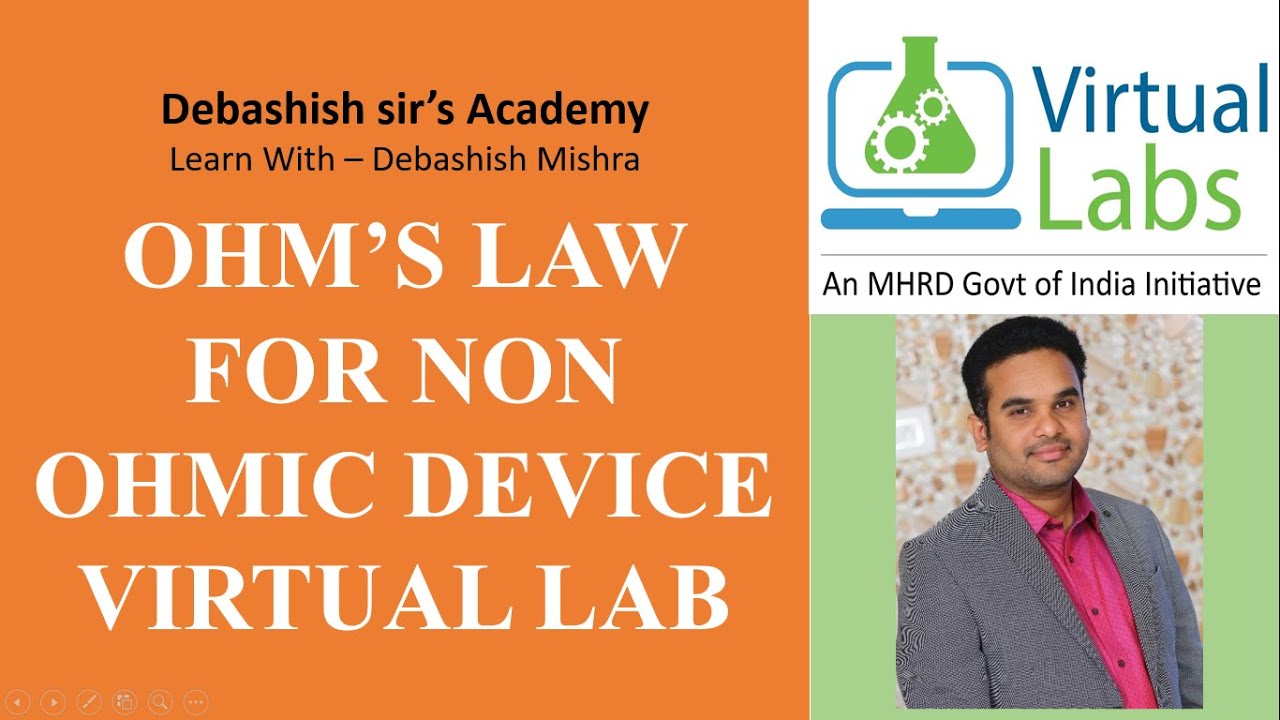 PART-3 - OHM’S LAW FOR NON OHMIC DEVICE VIRTUAL LAB || IMPORTANT POINTS ...