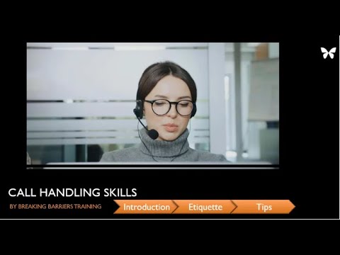 Call Handling Skills - YouTube