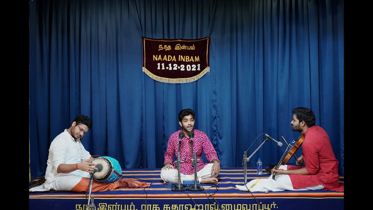 Vidwan Bharath Narayan for Naada Inbam December Music Festival 2021 ...