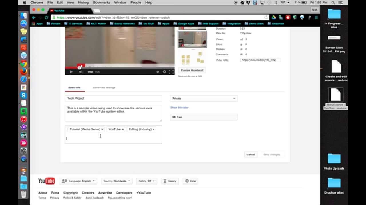 HowTo - YouTube Info & Settings - YouTube