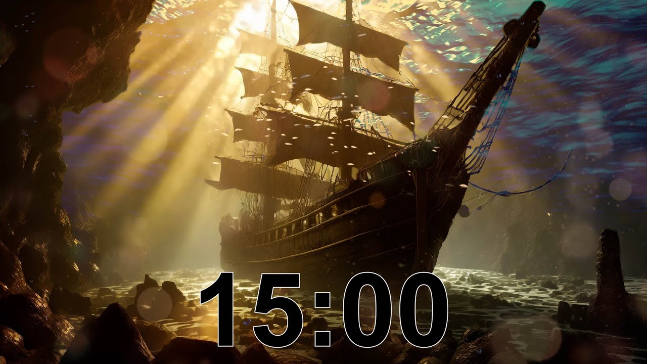 15 Minute Timer | Underwater Magic Ambience 🌊 - YouTube