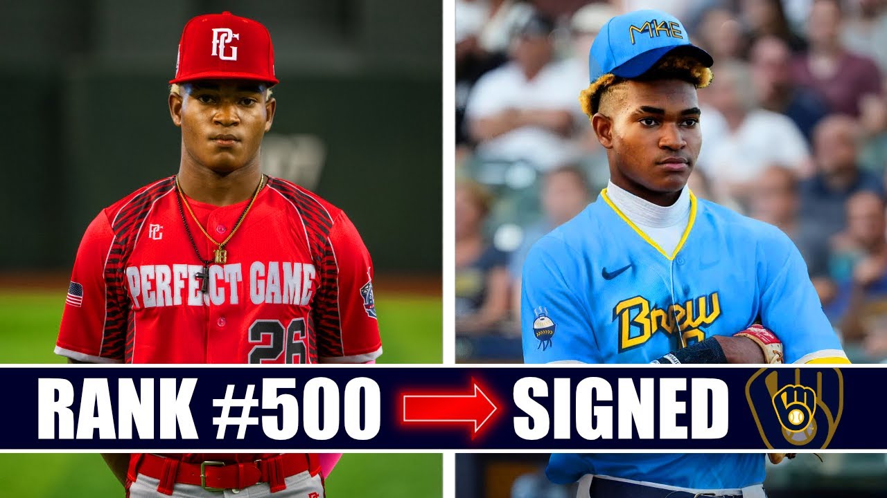 #500 Ranked High Schooler Rises to 1st Round MLB Draft Pick! - YouTube