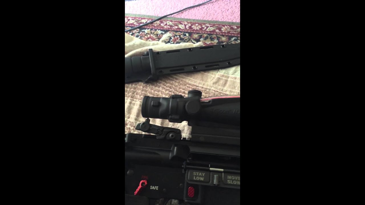 Trijicon acog ta11 - YouTube