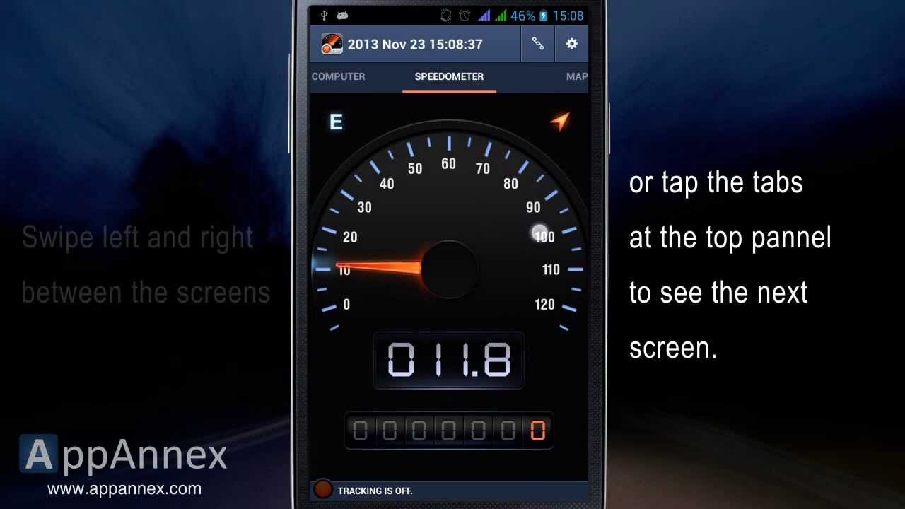 Speed Tracker for Android smartphones. Tutorial. English - YouTube