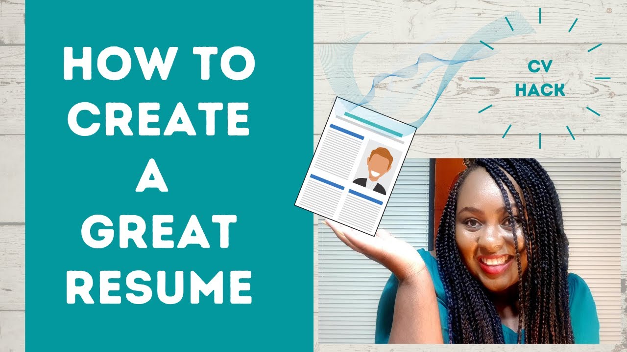 HOW TO CREATE A GREAT RESUME| CV HACK| JOB SEEKER| MAKING YOUR RESUME ...