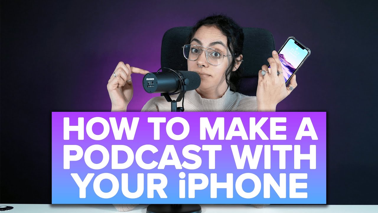 How to Make a Podcast With Your iPhone - YouTube
