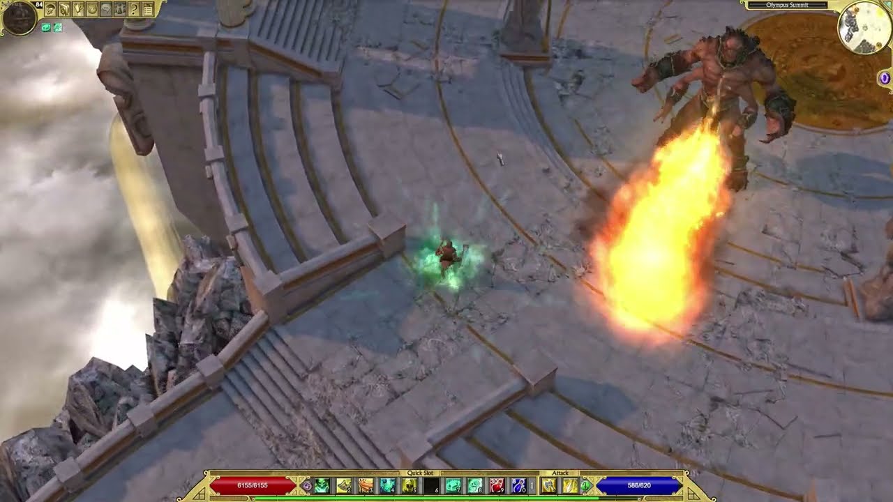 Typhon(Legendary) one hit | Titan Quest:Anniversary Edition - YouTube