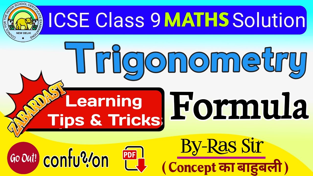 Trigonometry all concepts in one video | Learning Tips of Trigonometry ...