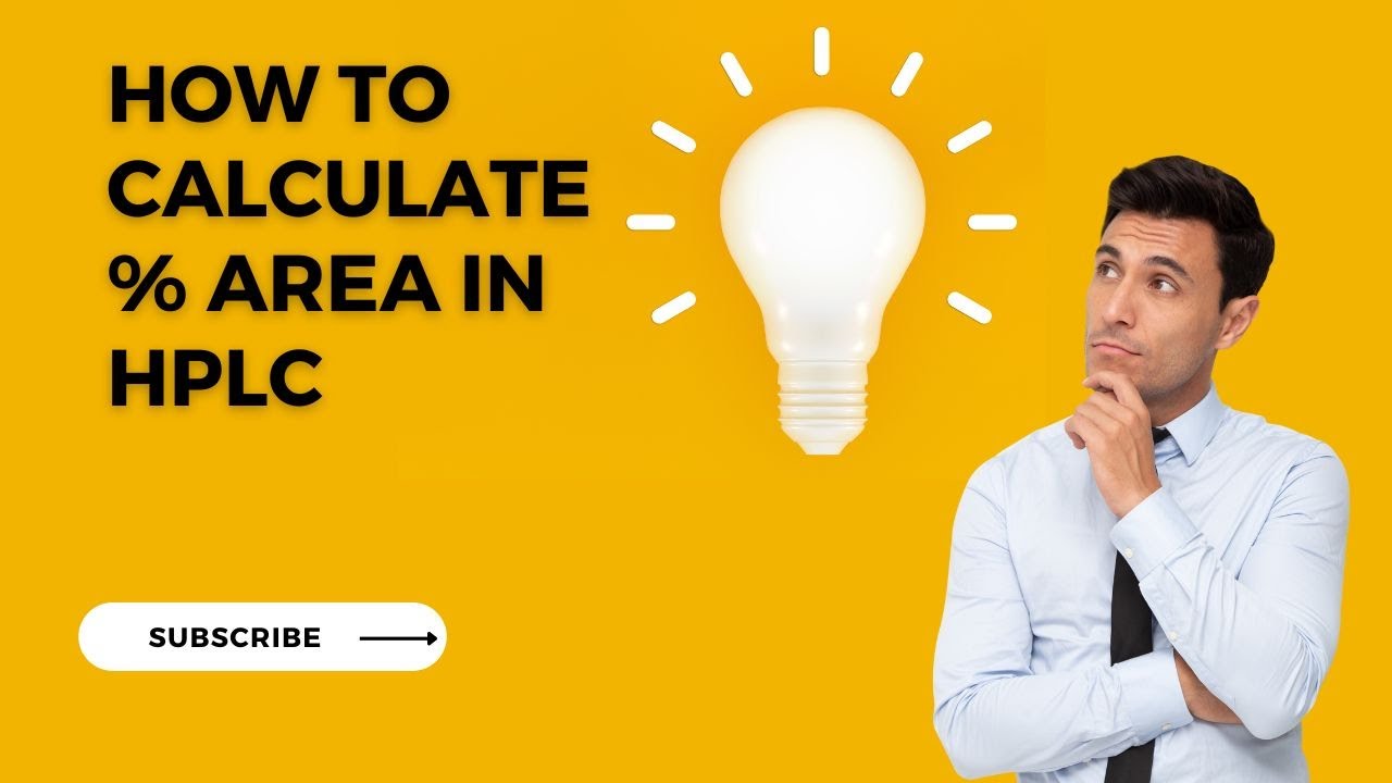 How to Calculate % Area in HPLC ?#hplc #pharma - YouTube