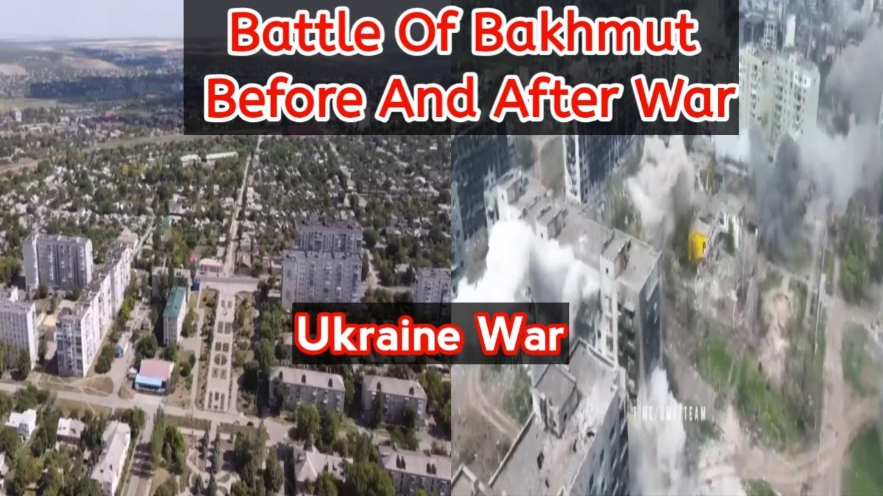 Images of Bakhmut before and after war. Ukraine war |World News English ...