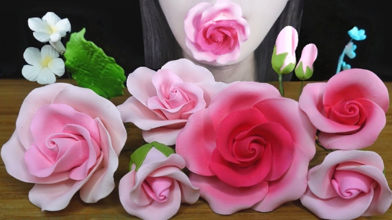 ASMR EDIBLE PINK ROSE FLOWER MUKBANG EATING SOUND (NO TALKING) 식용 장미 ...