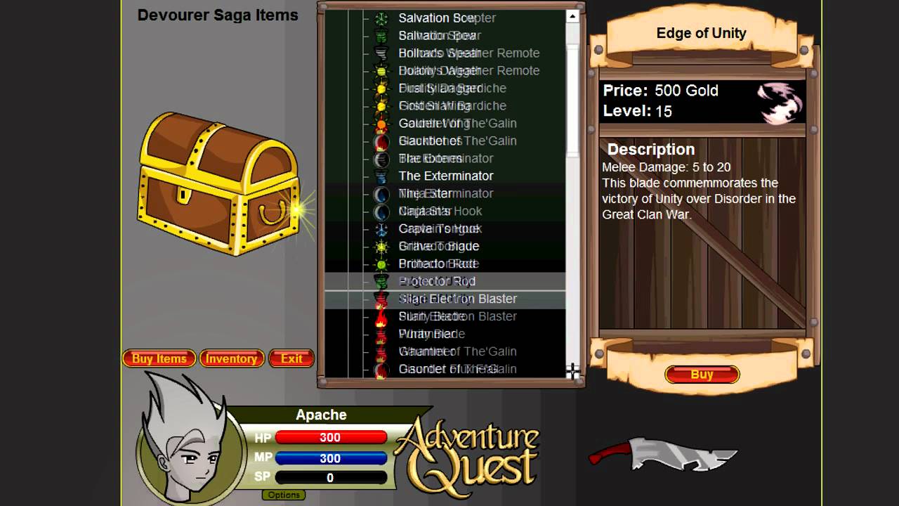 Adventure Quest-A Good Place To Buy Weapons - YouTube